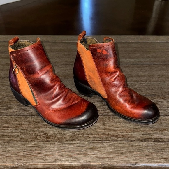 Fly London | Shoes | Fly London Meli Boots Red Orange | Poshmark
